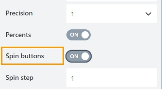 Number field — Public web forms