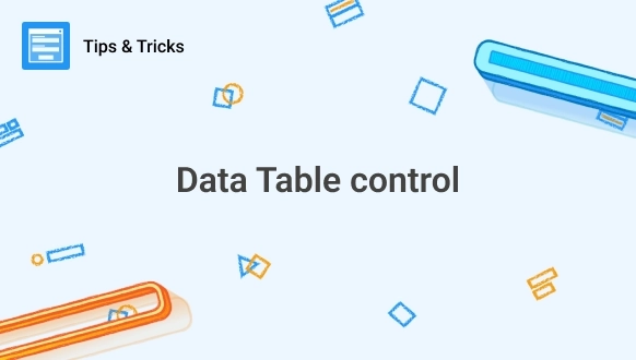 Public forms tips and tricks: Advanced use of the Data Table control