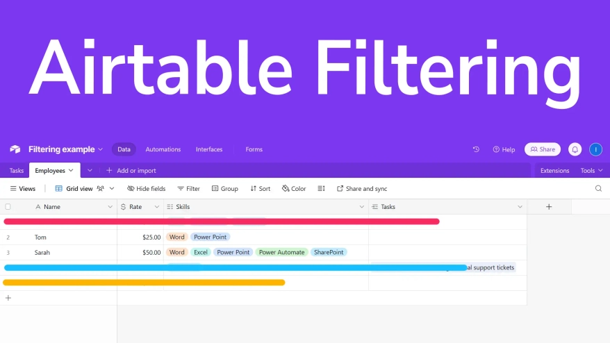 How to filter linked record fields in Airtable forms