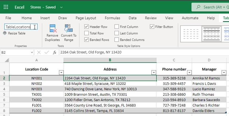 Use OneDrive Excel file as an external source for your Public Web Form ...
