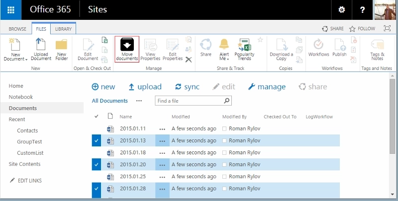 How to Start SharePoint 2013 Workflows on Selected Items