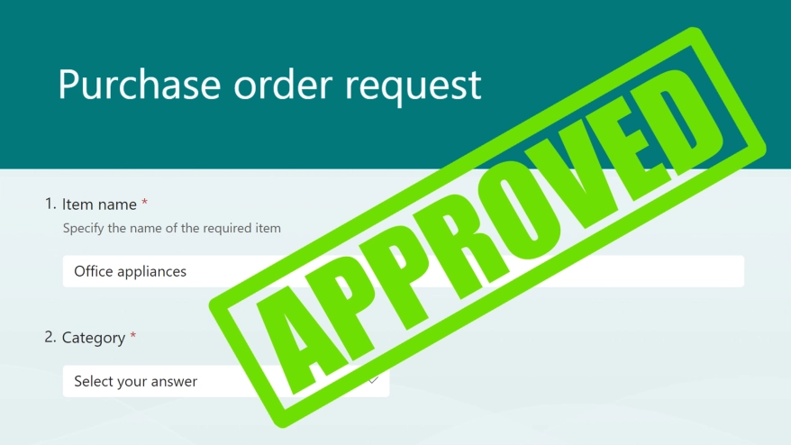 How to create a Microsoft Forms approval workflow